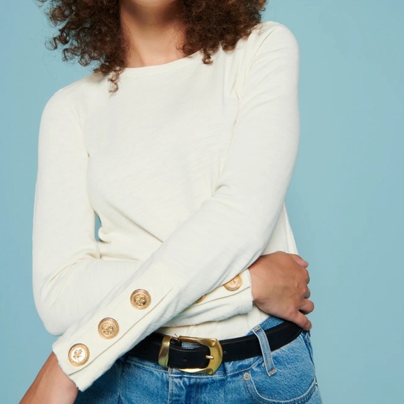 Nation LTD | Tops | Nation Ltd Kiana Crewneck With Oversized Off White ...